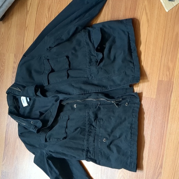 Old Navy | Jackets & Coats | Old Navy Jacket Drawstring Waist Zipper ...
